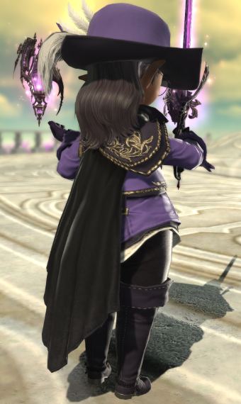Lala Field Mage - Purple Rose | Eorzea Collection