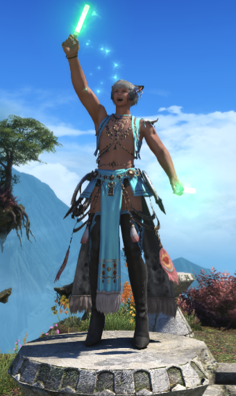 Shimmering blue dancer | Eorzea Collection