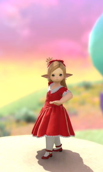 Cute Red Dress | Eorzea Collection