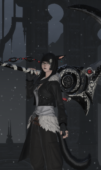 Monochromatic RPR B&W Outfit. | Eorzea Collection