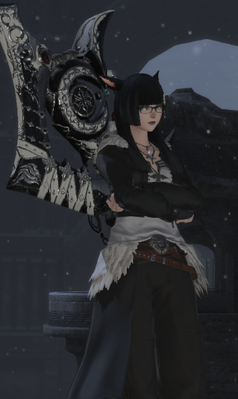 Monochromatic RPR B&W Outfit. | Eorzea Collection