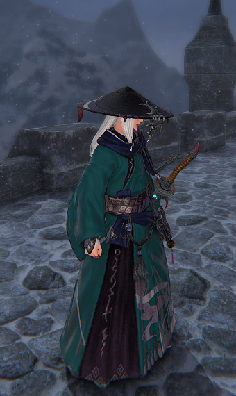 Traditional turquiouse Samurai | Eorzea Collection