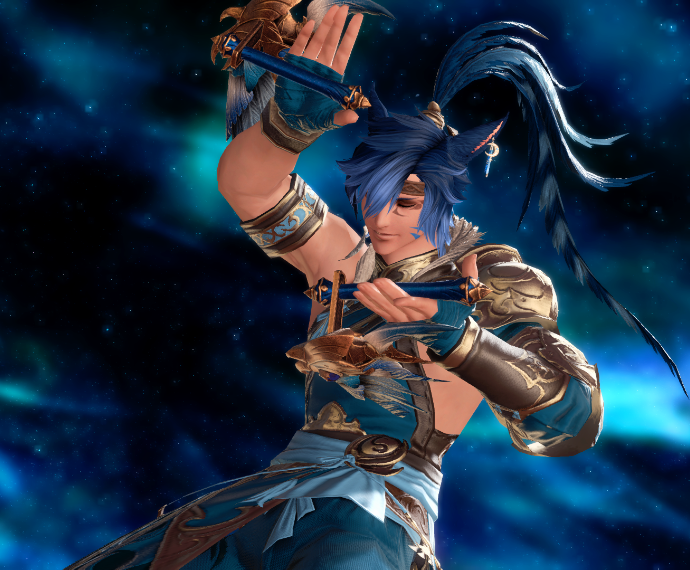 The Blue-Feather Dragon Protector | Eorzea Collection