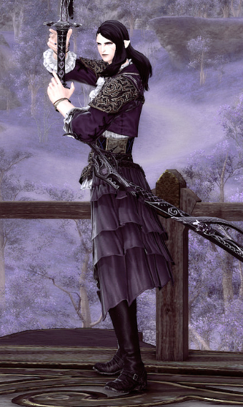 violet blade. | Eorzea Collection