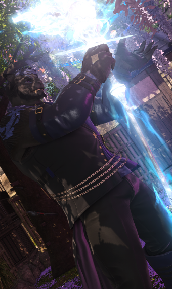 Elegance in Blue and Black | Eorzea Collection