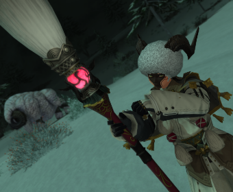 The Spoolcaster | Karakul + Sheep Inspired Glam | Eorzea Collection