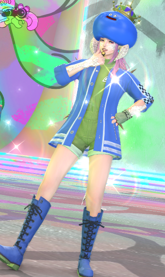 Painted in blue and green I Sugar Riot Inspiration | Eorzea Collection