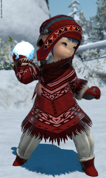 Little Red Snowy Potato | Eorzea Collection