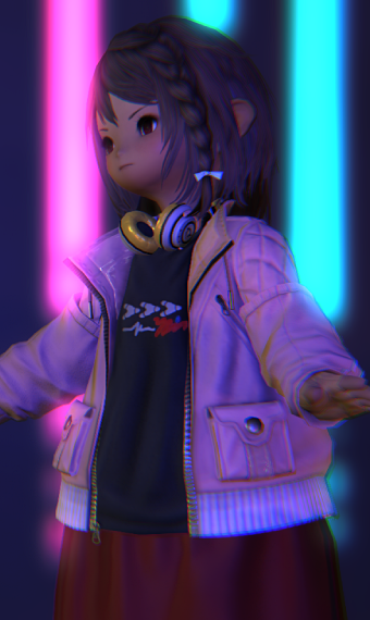 Lain Iwakura (Cyberia) | Eorzea Collection