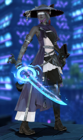 retro-futuristic samurai | Eorzea Collection