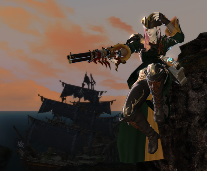 Emerald Corsair - Green & Gold Pirate | Eorzea Collection
