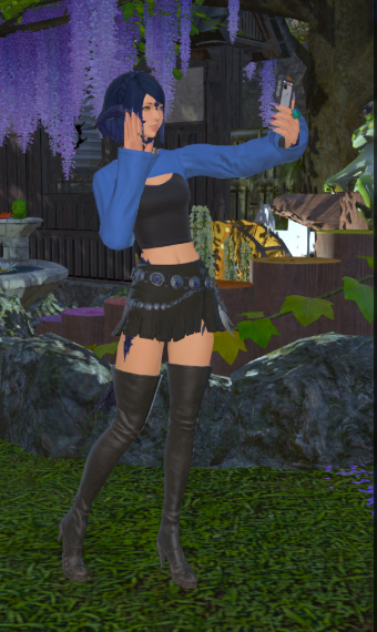 Cute Blue Party Fit | Eorzea Collection