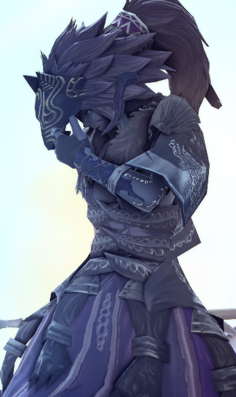 Elementalist Black Wolf | Eorzea Collection