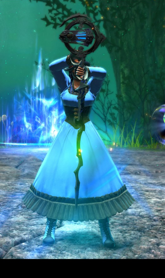 Elegant Fencer in Blue | Eorzea Collection