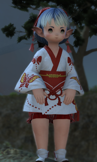 Red Butterfly Yukata | Eorzea Collection