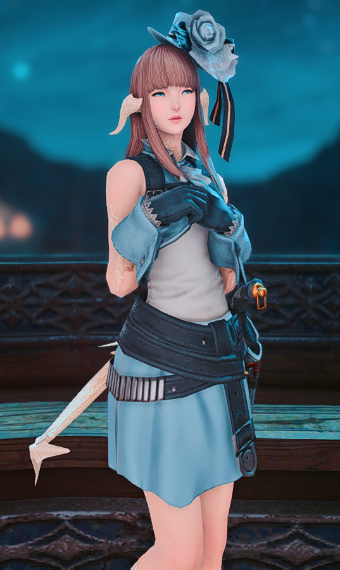 Blue Ruffle | Eorzea Collection