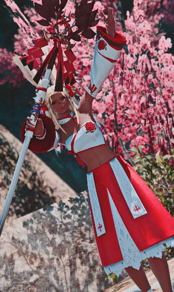 AFSeasons : Summer White Mage | Eorzea Collection