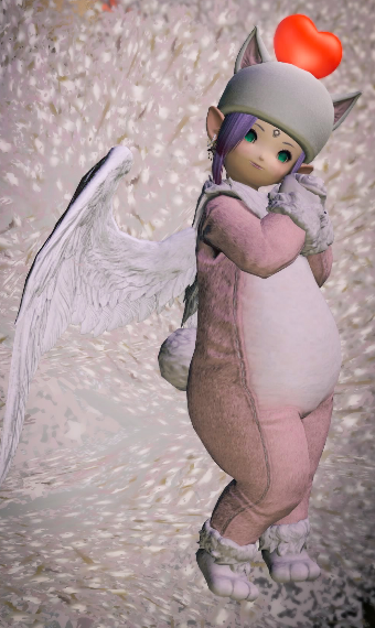 Wedding Moogle Minion beastmaster | Eorzea Collection