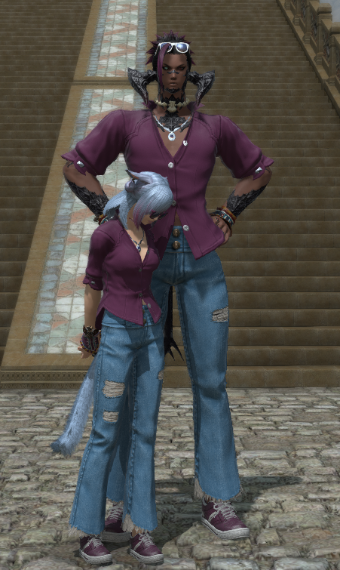 Palace of Nyx line: Regality of the Suburbs | Eorzea Collection