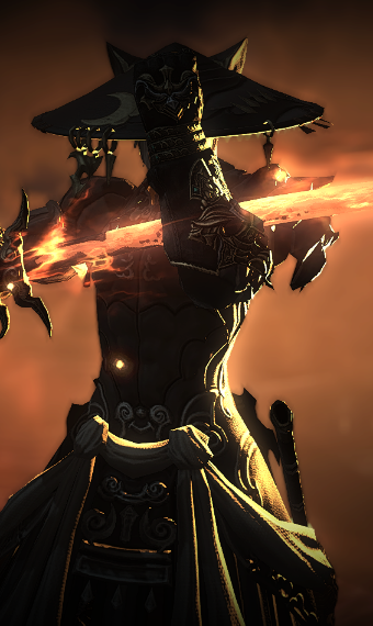 Hellfire Wielding Samurai | Eorzea Collection